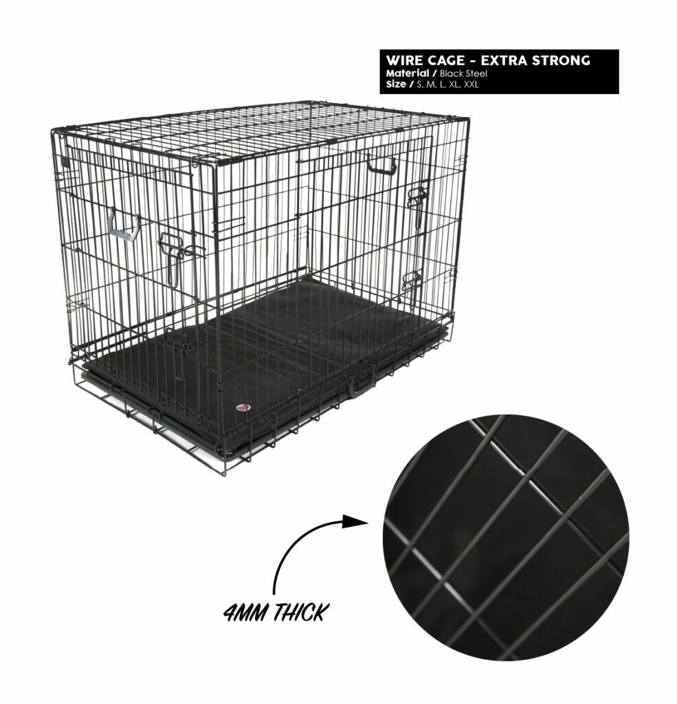 Pl Wire Cage Extra Strong Black 61X43X50 S - Tuinland | Hét Tuincentrum ...