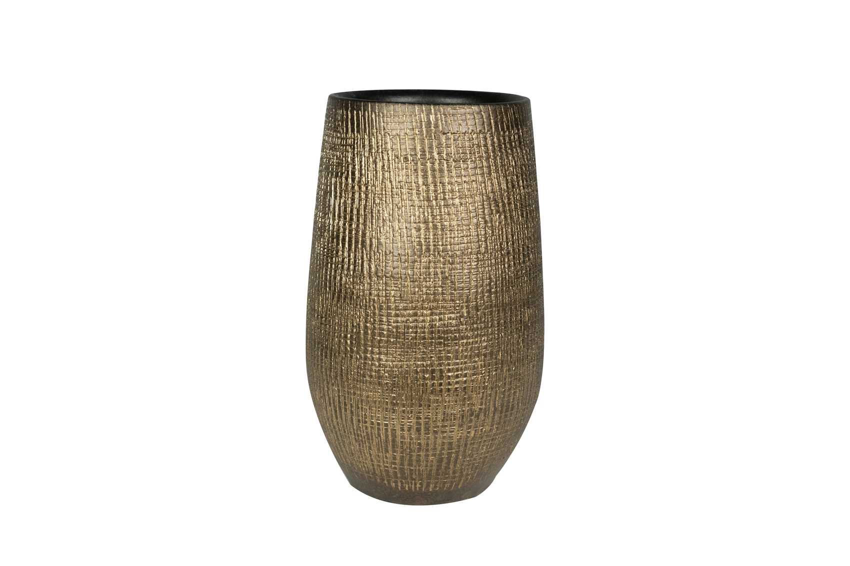 Pot Hoog Ryan - D27/H50cm Shiny Gold - Tuinland | Hét Tuincentrum van ...